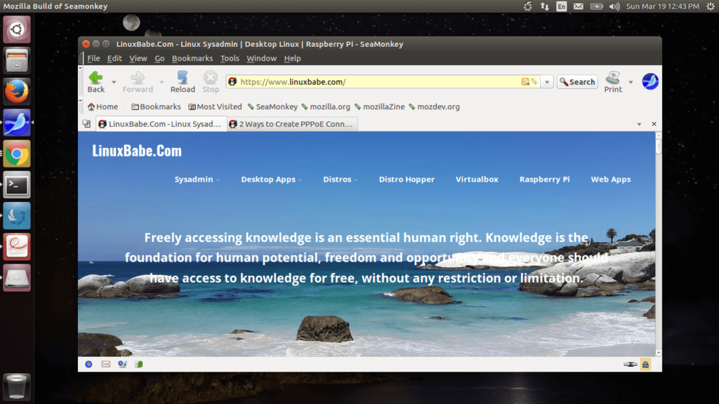 Как установить SeaMonkey на Ubuntu 16.04 - LINUXINSIDER.RU